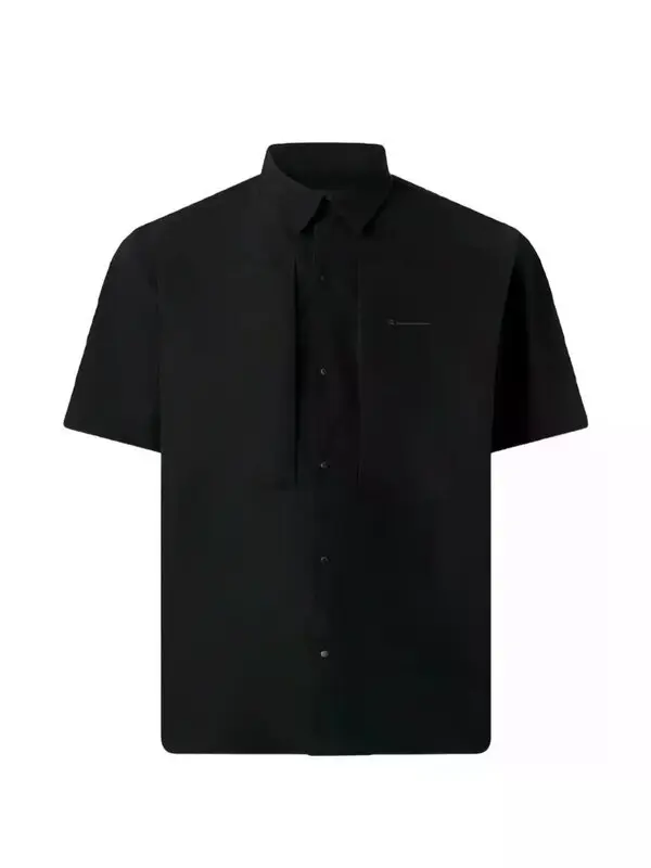 Champion Short-sleeved Button-up Shirt - Black