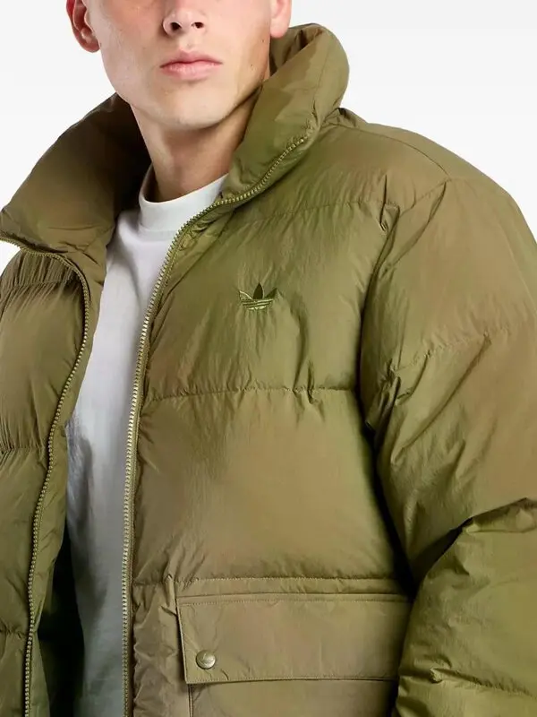 Adidas Padded Logo Embroidered Jacket