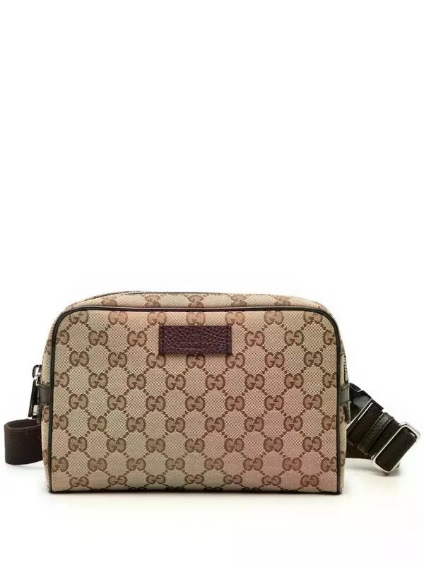 Gucci Gg Canvas Belt Bag - Neutrals