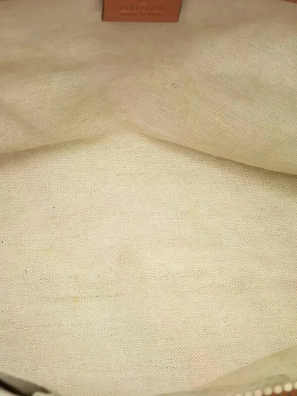 Gucci Gg Canvas Heart Bit Satchel - Neutrals