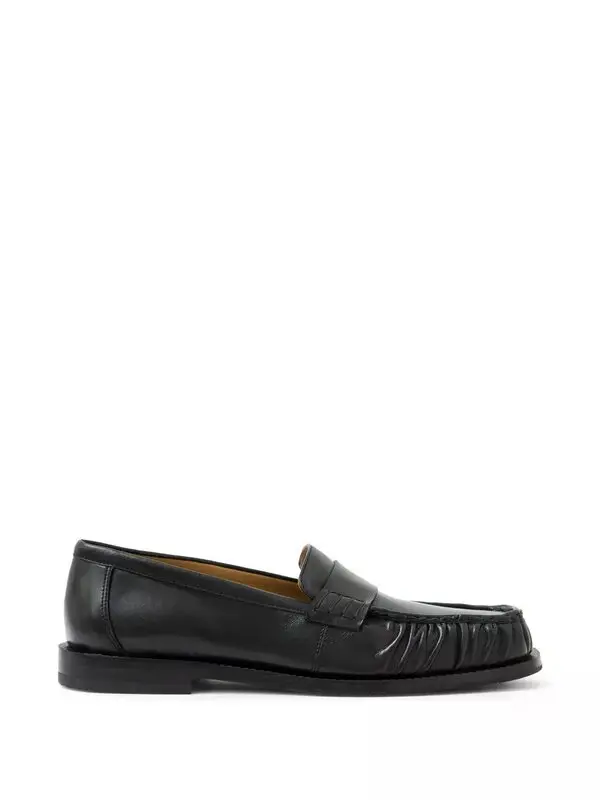 MAGLIANO Pleated Loafers - Black
