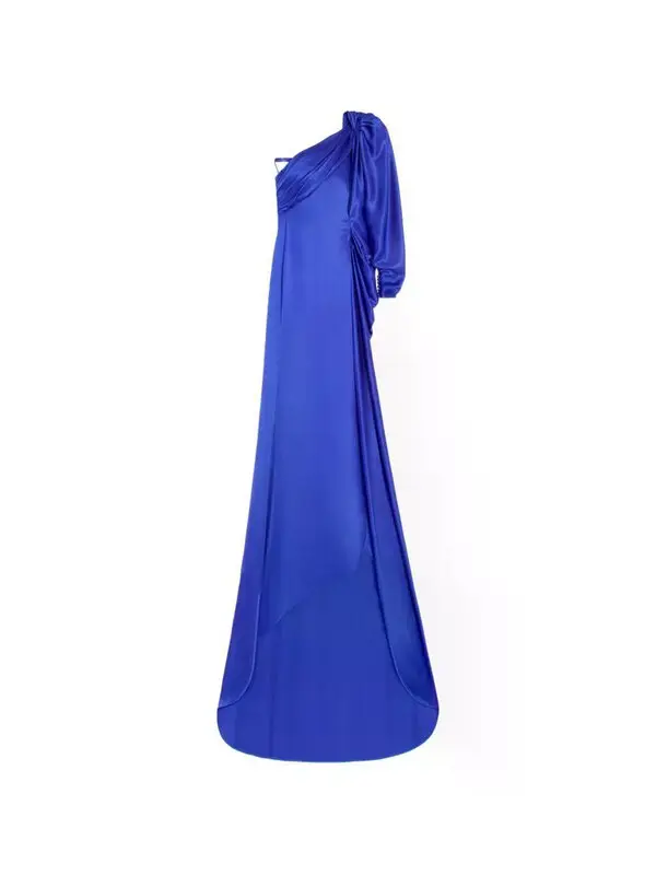 Valentino Garavani Crepe Satin Gown - Blue