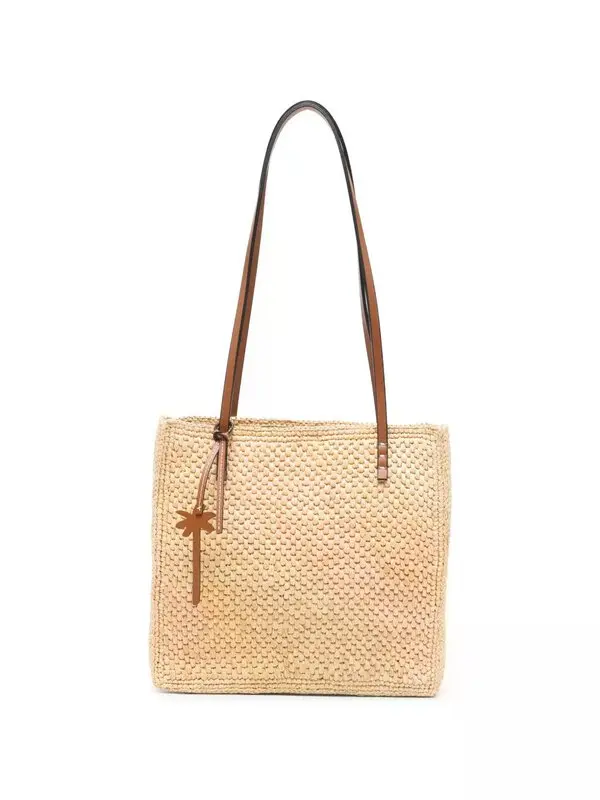 Manebí Palm-charm Shoulder Bag - Neutrals