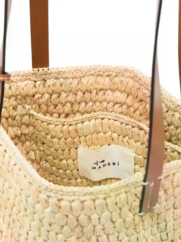 Manebí Raffia Shoulder Bag
