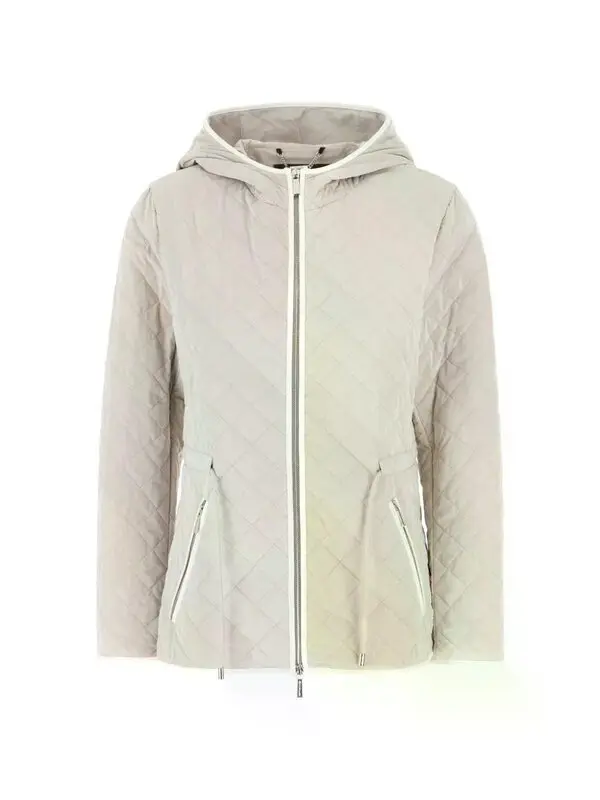 MOORER Quilted Hooded Jacket - Neutrals