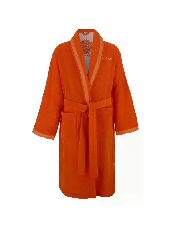 Versace Cotton Bathrobe - Orange