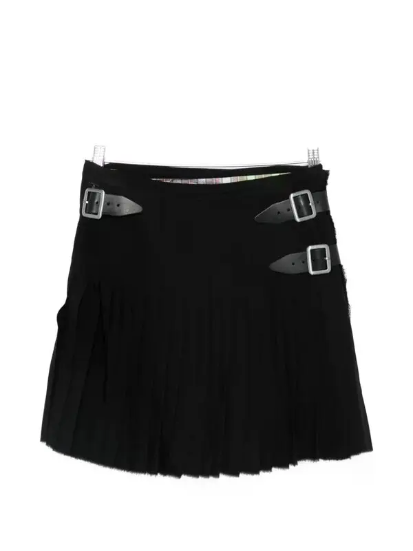 VIVIENNE WESTWOOD Kilt Buckle Pleated Mini Skirt - Black