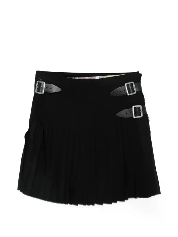 VIVIENNE WESTWOOD Buckle Pleated Mini Skirt - Black