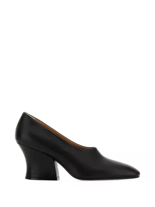 JIL SANDER Sculpted Heeled Pumps - Black