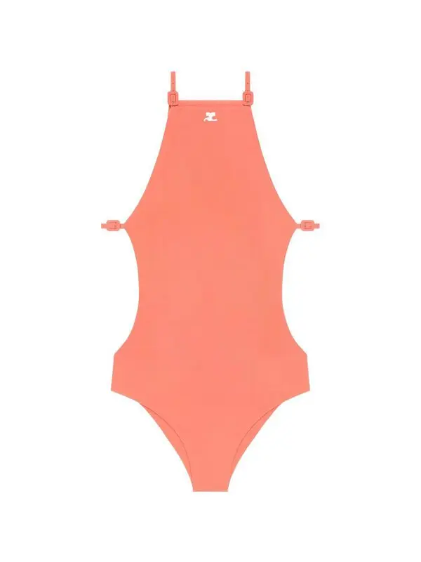 COURREGES Cut-out Swimsuit - Orange