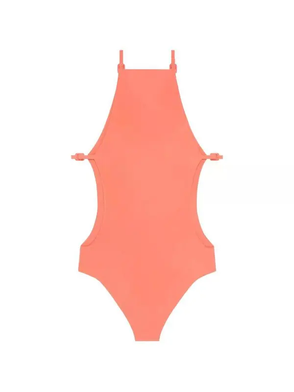 COURREGES Cut-out One-piece Swimsuit - Orange