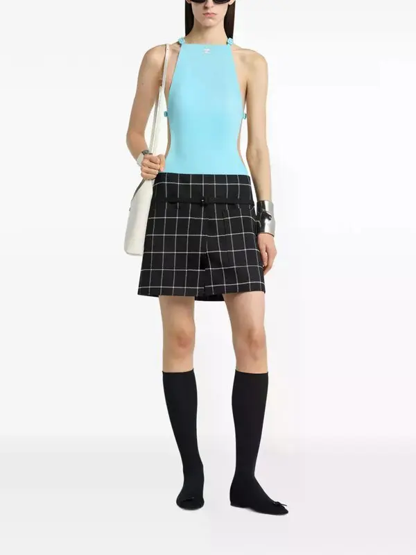COURREGES Cut-out Swimsuit - Blue