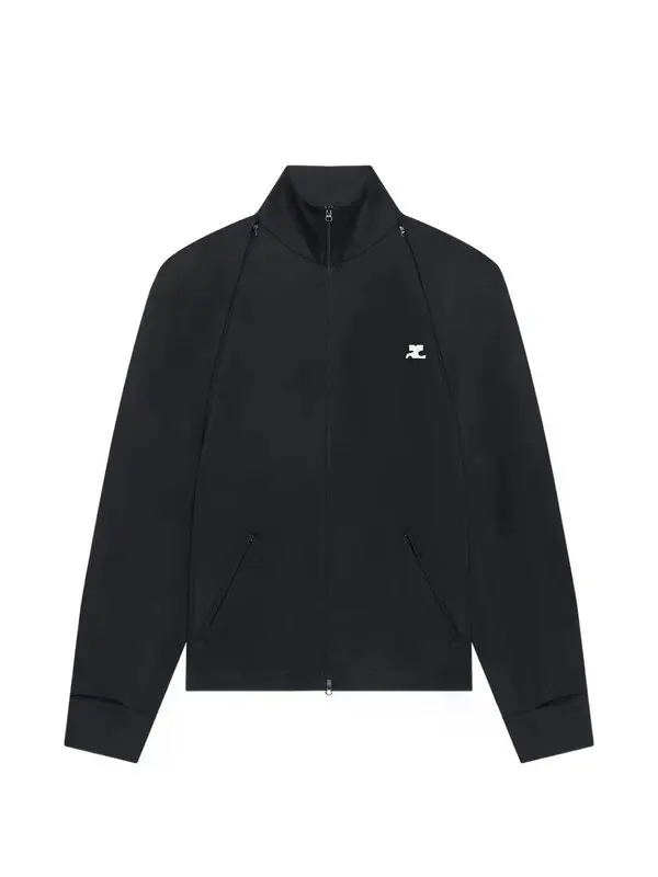 COURREGES Logo-detail Sweatshirt - Black