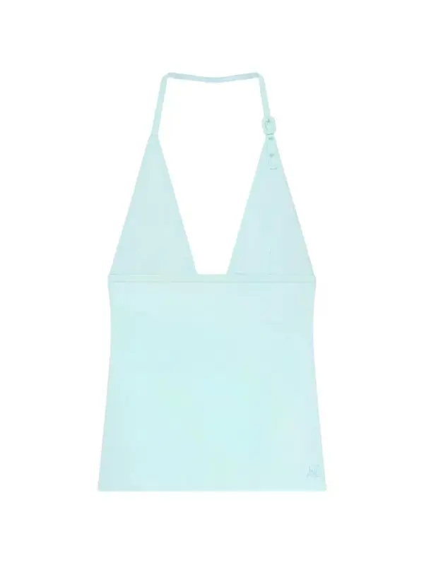 COURREGES Halterneck Tank Top - Blue