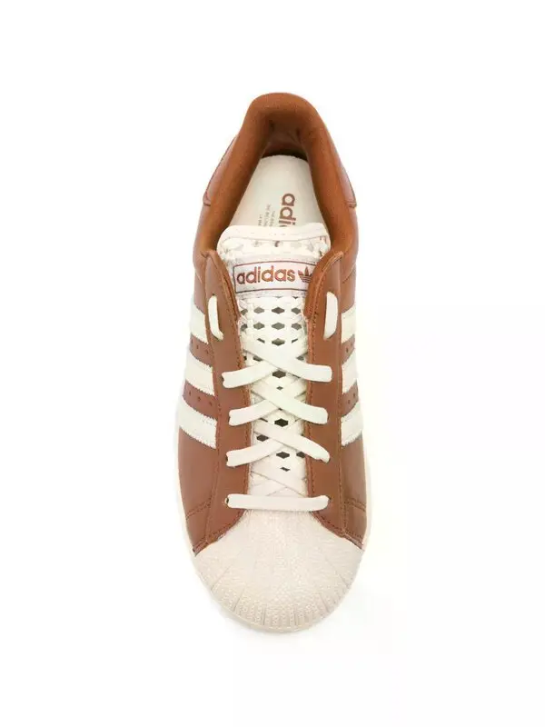 Adidas Superstar Lace-up Sneakers - Brown
