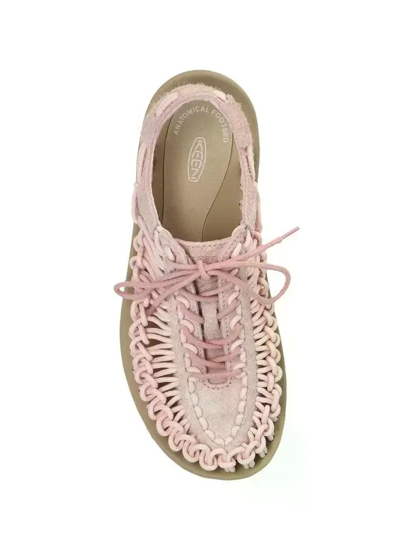 Keen Woven Detail Slingback Sneakers - Pink