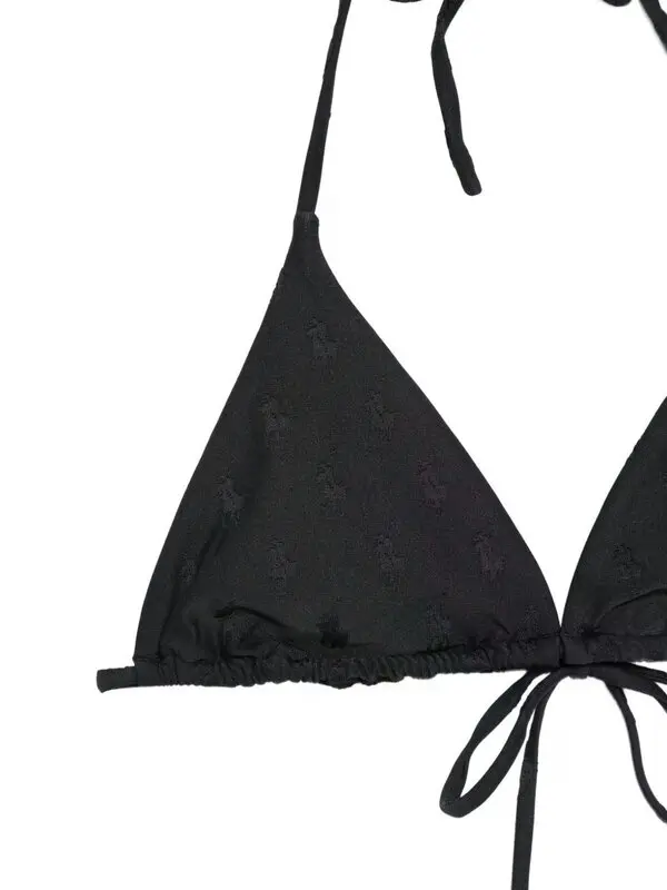 Polo Ralph Lauren Logo Detail Triangle Bikini Top