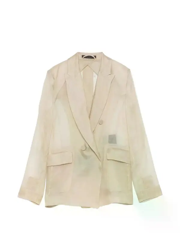 Max Mara Double-breasted Blazer - Neutrals