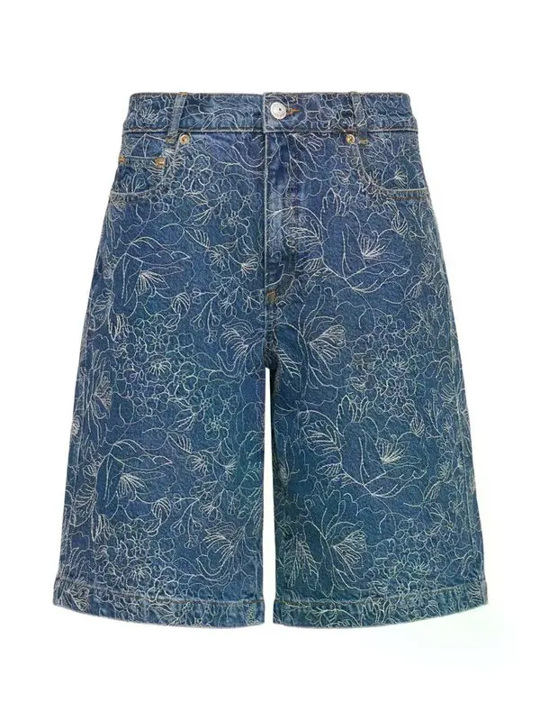 Cinq À Sept Betsy Floral Shorts - Blue
