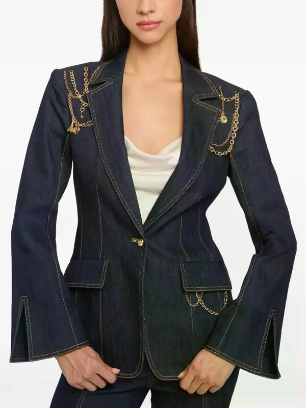 Cinq À Sept Danicka Chain Blazer - Blue