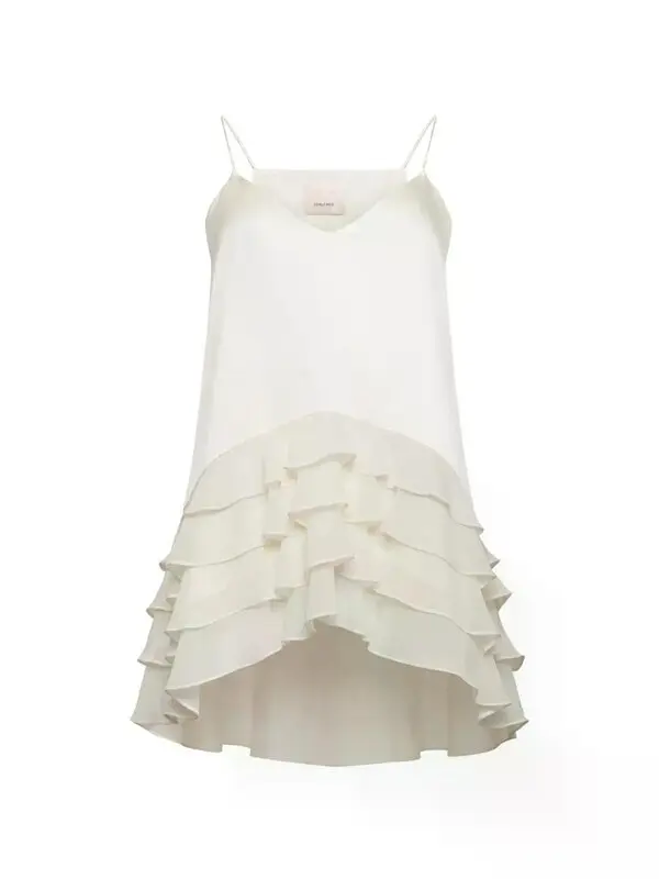 Cinq À Sept Ruffled V-neck Top