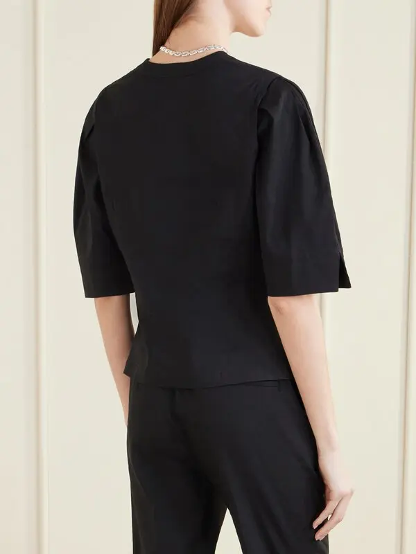 Theory Linen-blend Blouse