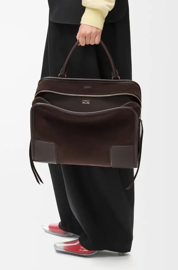 Loewe Large Amazona 180 Bag - Dark Chestnut