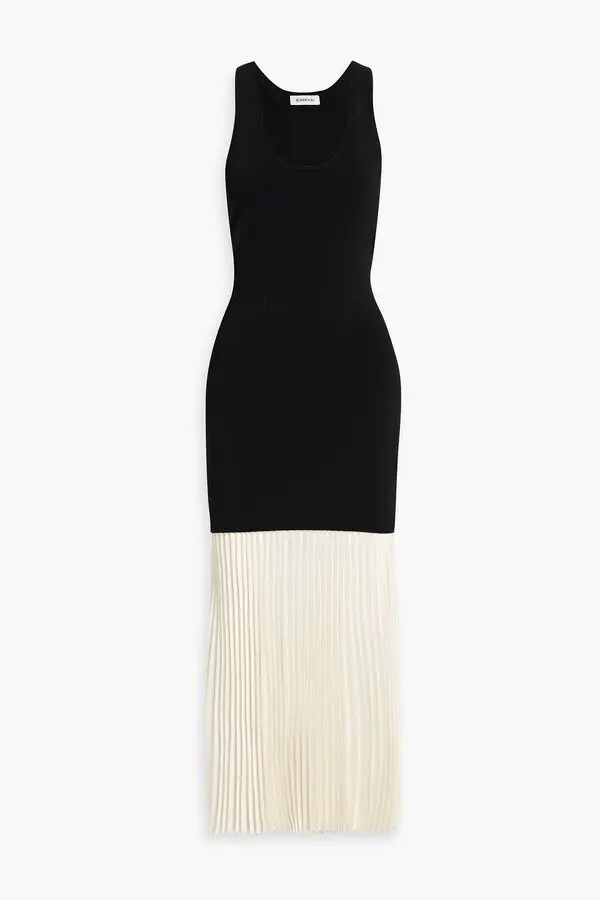 Simkhai Zaden Layered Maxi Dress - Black