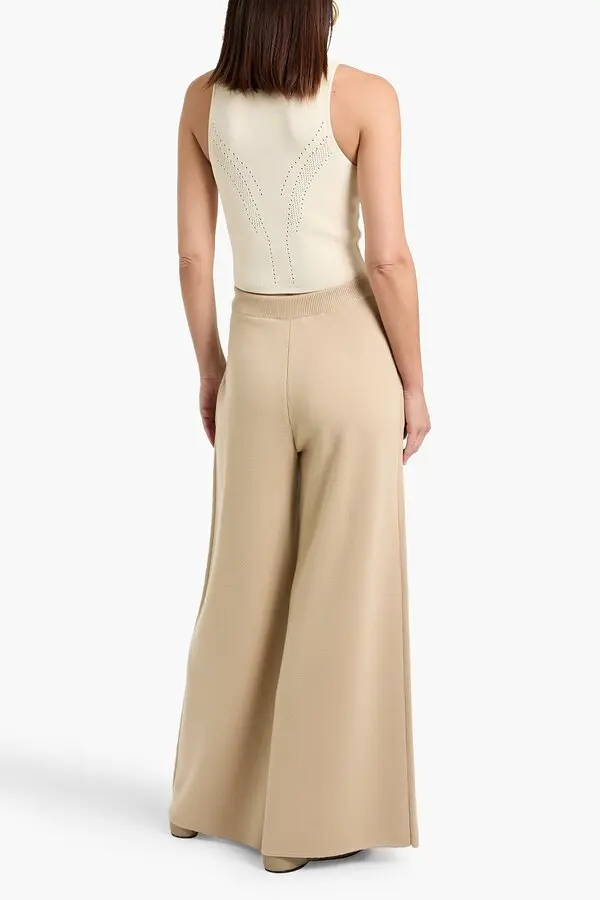 Max Mara Pleated Wool Wide-leg Pants