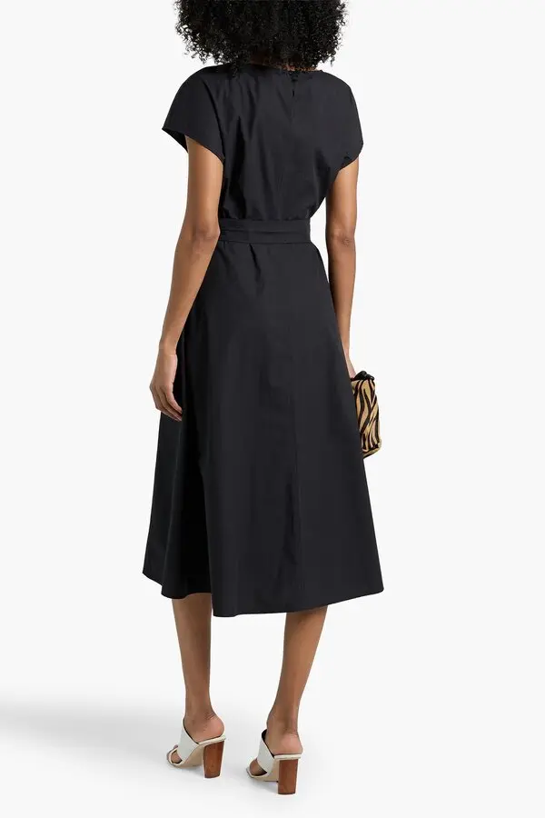 Max Mara Cotton-poplin Midi Dress