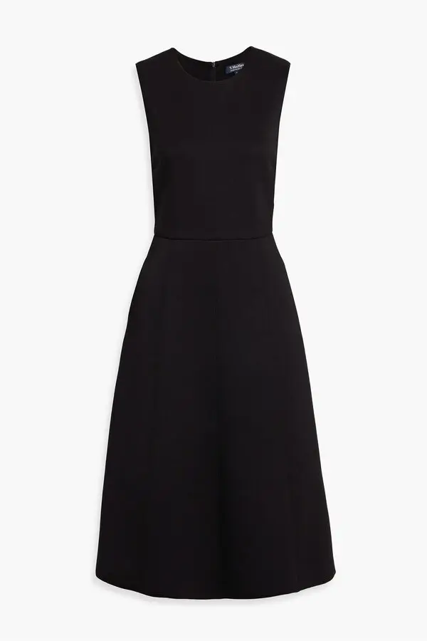 Max Mara Zigote Jersey Midi Dress - Black