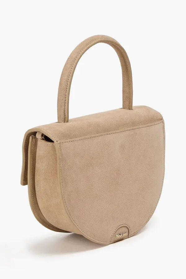 Simkhai Suede Crossbody Bag - Beige