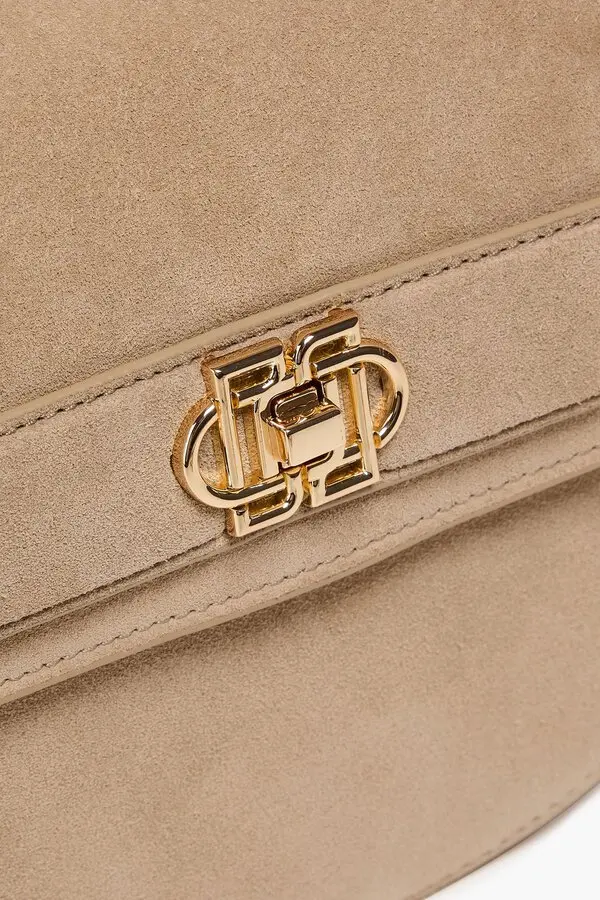Simkhai Suede Crossbody Bag - Beige