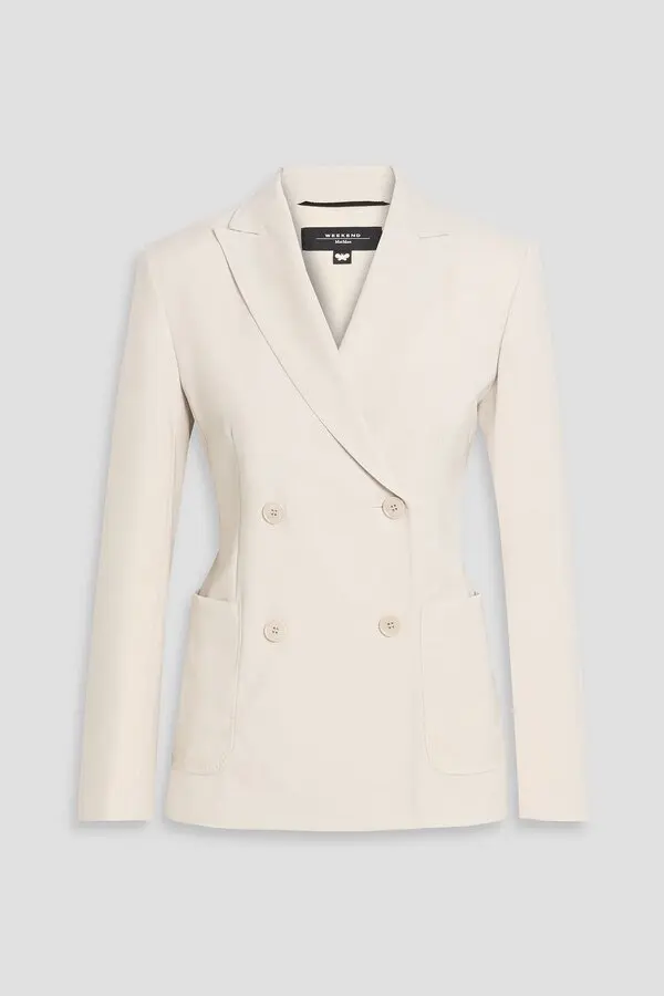 Max Mara Nervoso Wool Blazer - Ecru