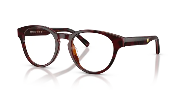 SCUDERIA FERRARI Full Rim Eyeglasses - Havana