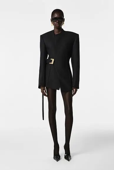 Revolve Sonya Tailored Jacket With Buckle Detail