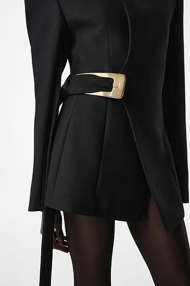 Revolve Sonya Tailored Jacket With Buckle Detail