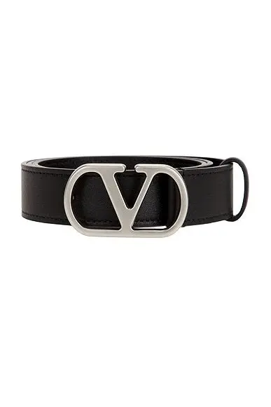 Valentino Garavani Logo Signature Belt - Nero