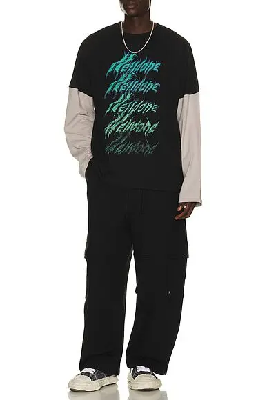We11Done Wide Fit Cargo Pants