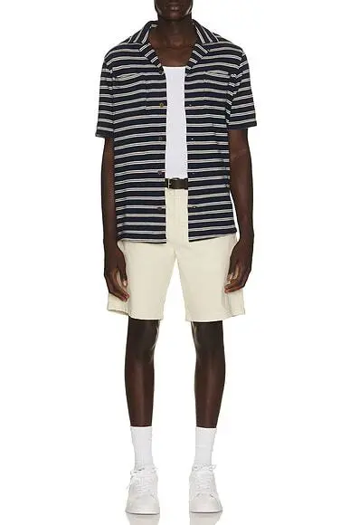 Nn07 Aden Cotton Blend Twill Shorts - Ivory