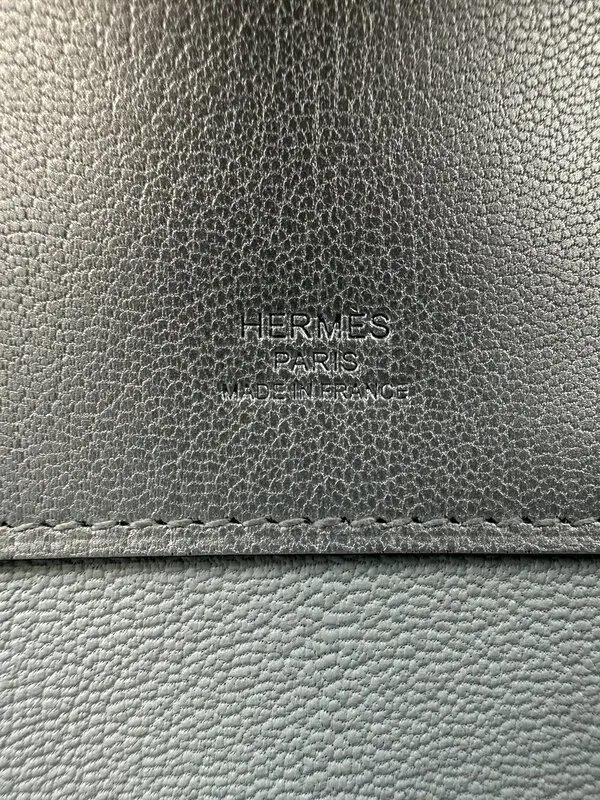 Hermès Kelly Clutch Chevre Palladium Hardware - Argent
