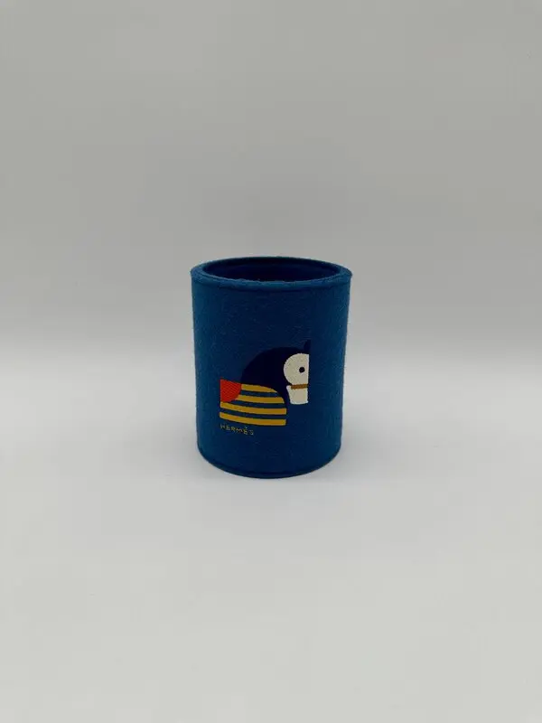Hermès Animaux Blocks Pencil Holder - Blue