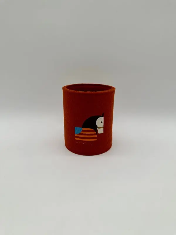 Hermès Animaux Blocks Pencil Holder - Red