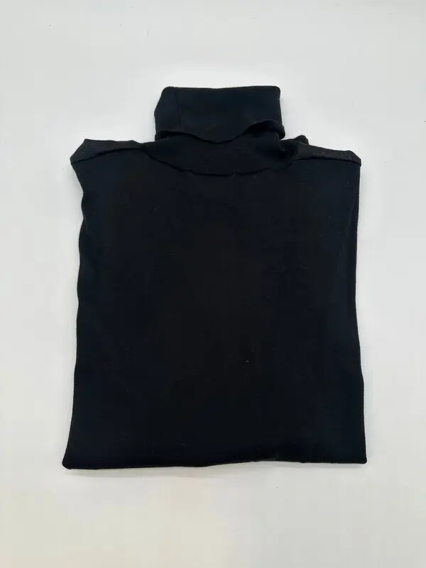 DECADRE Turtleneck Wool And Silk Sweater - Black