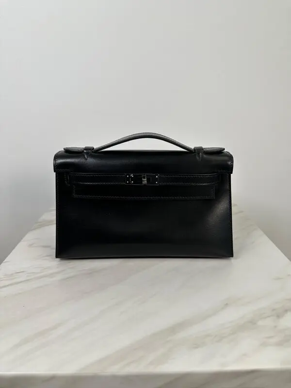 Hermès Kelly So Box Leather - Black