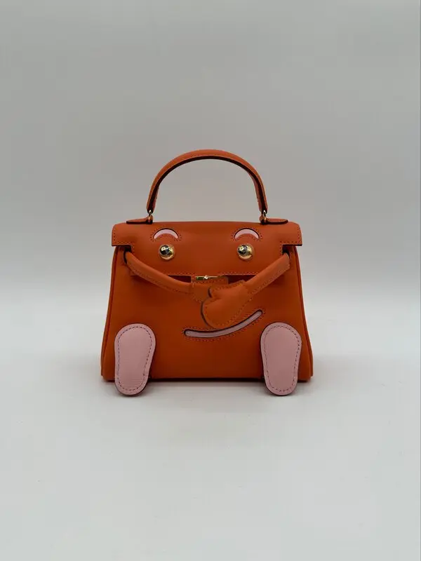 Hermès Kelly Swift Palladium Hardware - Orange