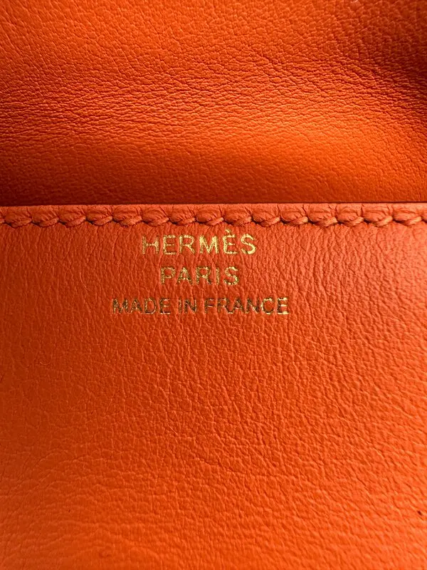 Hermès Kelly Swift Palladium Hardware - Orange