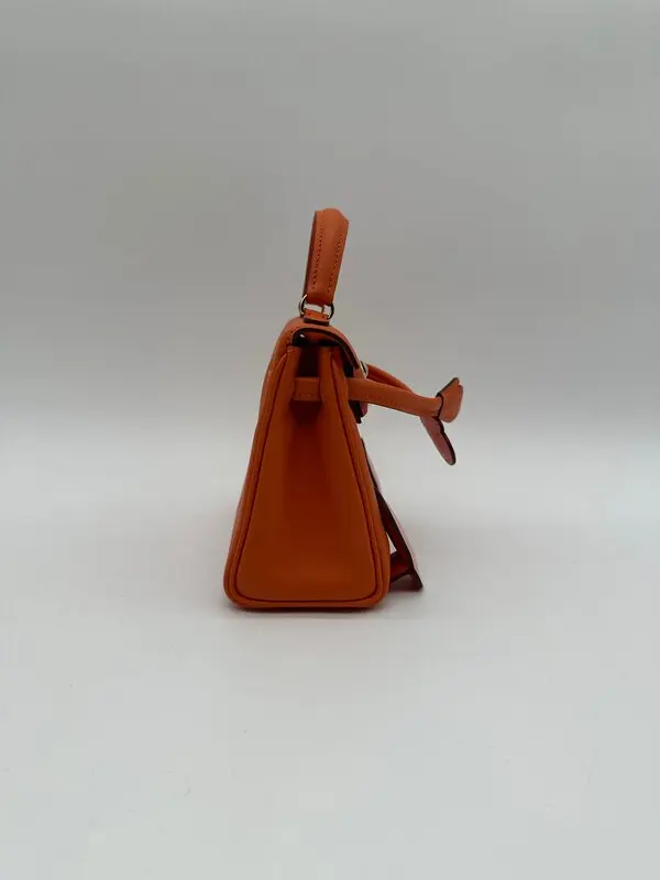 Hermès Kelly Swift Palladium Hardware - Orange
