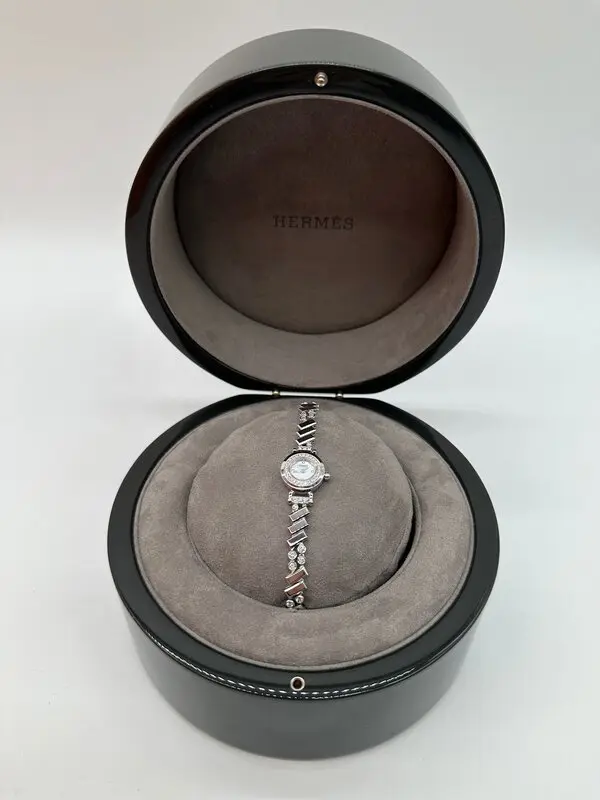 Hermès Montre Faubourg Polka 15mm Watch - Silver
