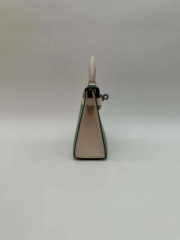 Hermès Mini Kelly Chevre Leather With Palladium Hardware - Multi